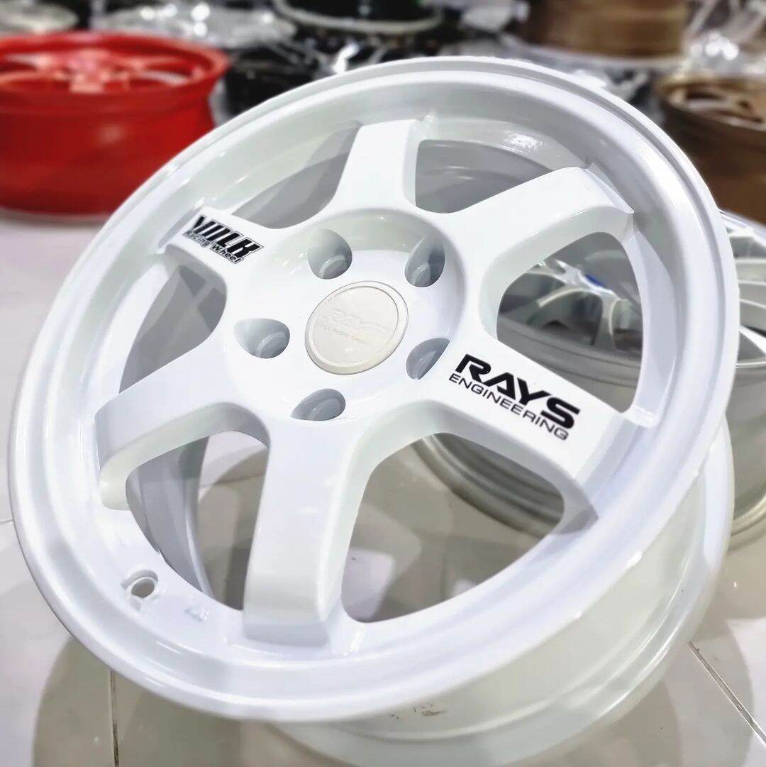 Velg TE37 Ring 15 Putih Mobil Ertiga Innova Terios Brv Xover Dll ...