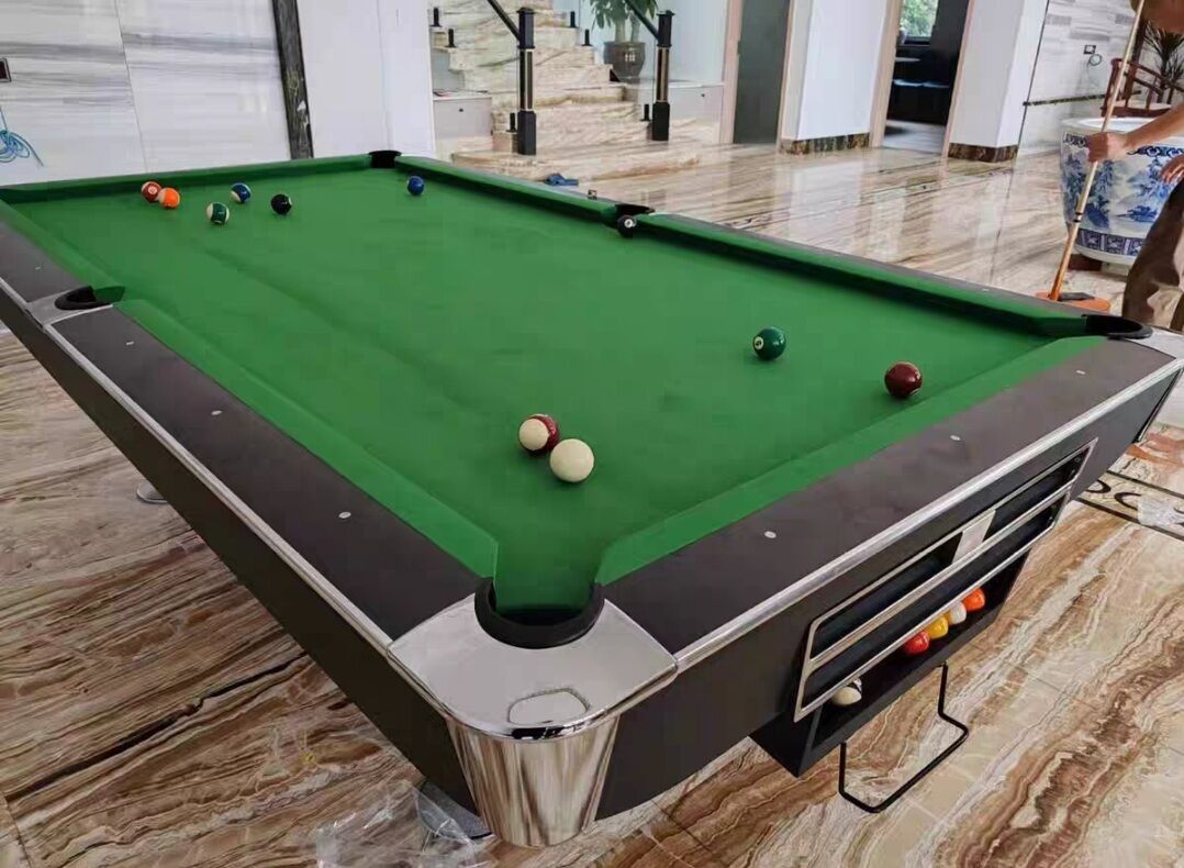 Billiard Table bilyar pooltable biliard 9ft full set aksesoris bermain ...
