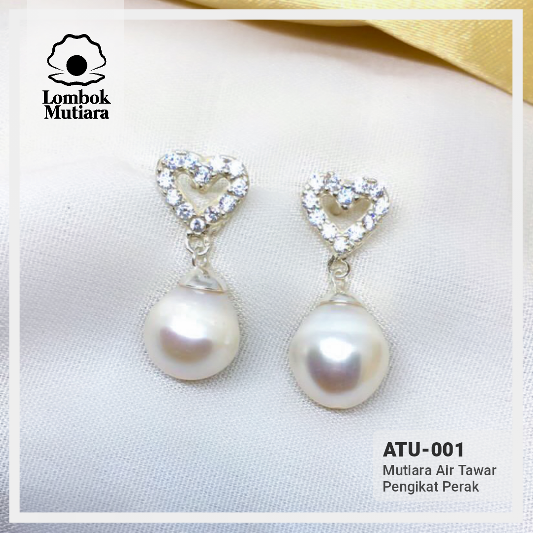 Lombok Mutiara ATU-001 Anting Mutiara Air Tawar Bersertifikat dan Bergaransi | Lazada Indonesia