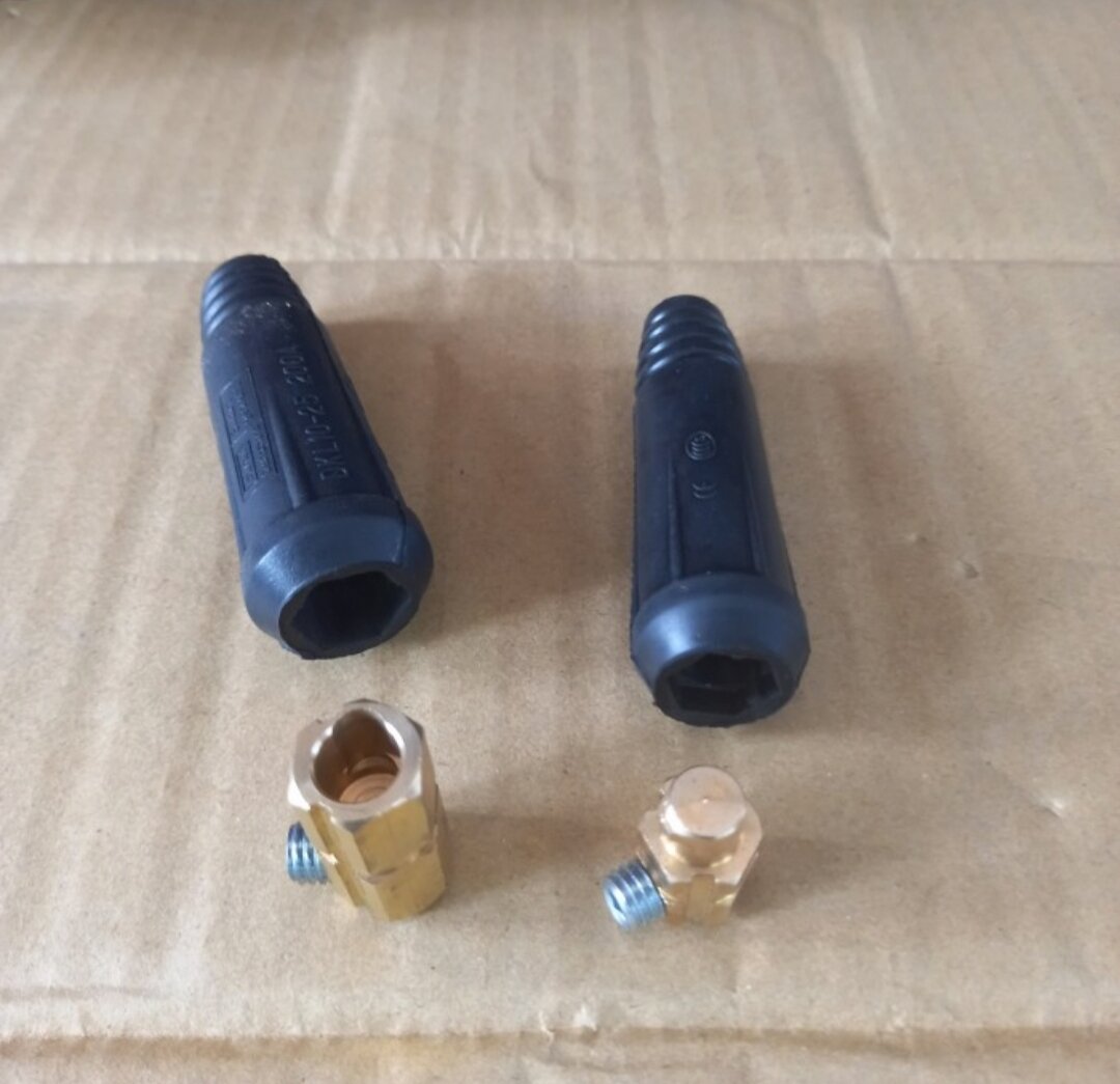 konektor penyambung kabel las socket penyambung kabel las | Lazada ...