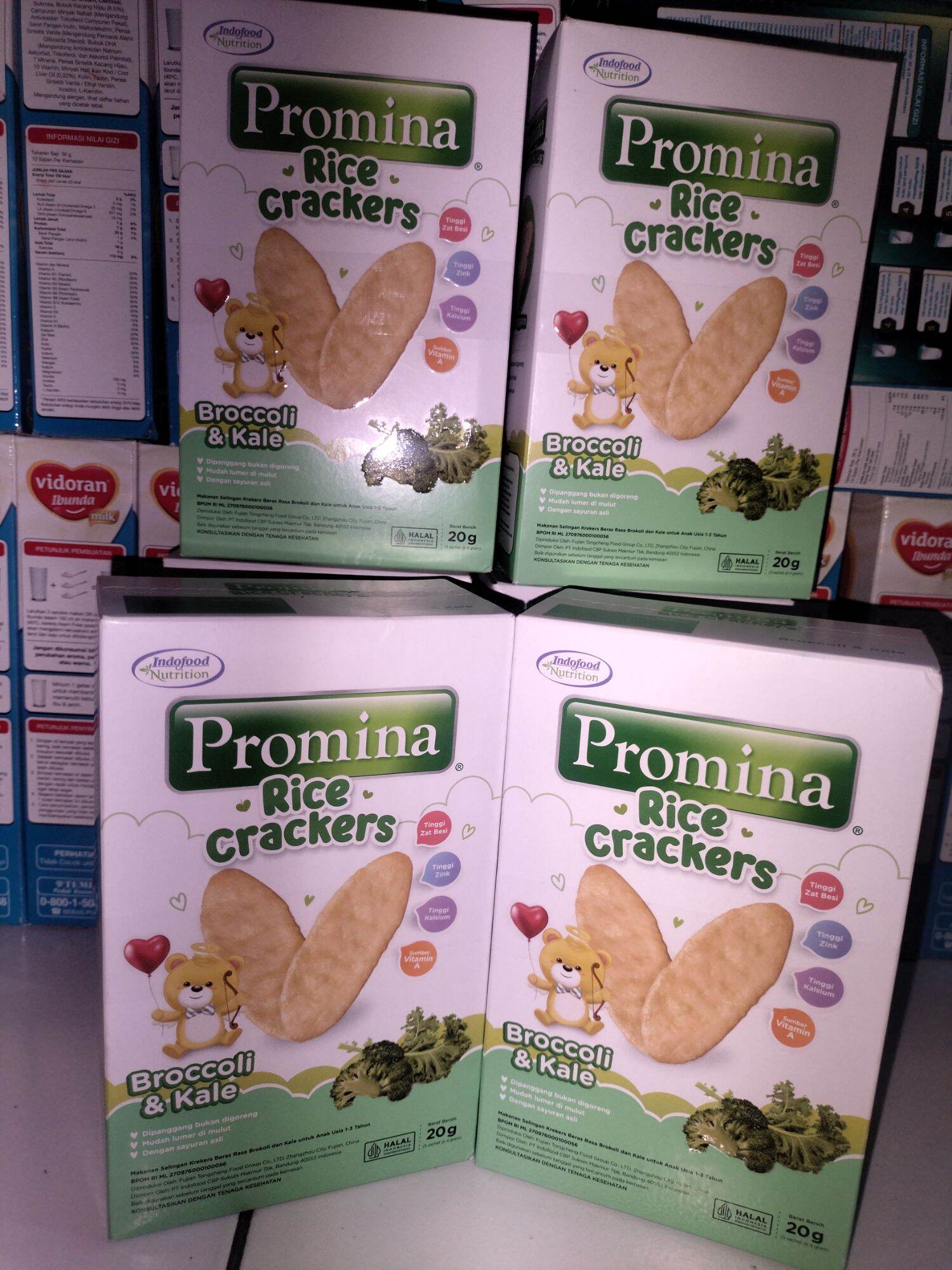 PROMINA RICE CRACKERS /MAKANAN /SNACK/CEMILAN RINGAN BAYI | Lazada ...