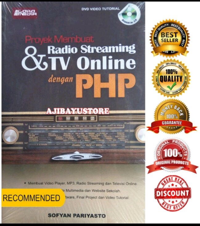 Buku Proyek Membuat Radio Streaming Dan TV Online Dengan PHP Bonus CD ...