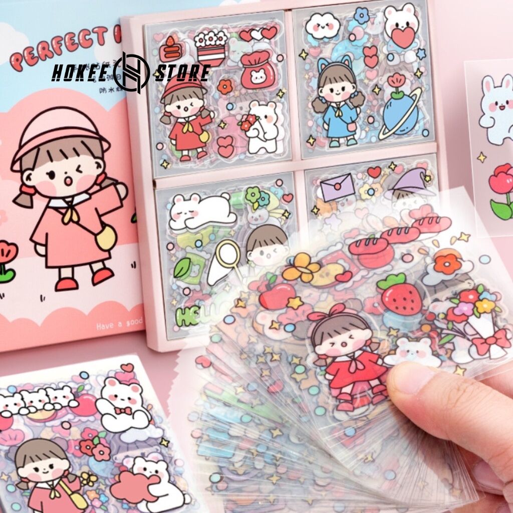 Ecer 4 pcs Sticker Gemoy / Sticker Waterproof Sticker Momo / Sticker ...