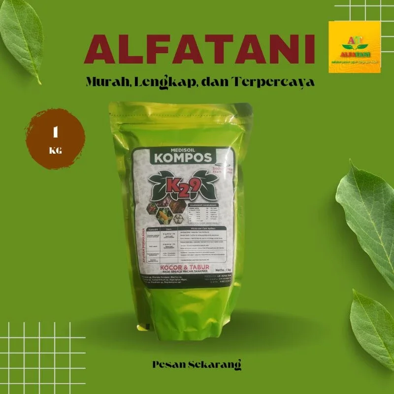 Medisoil Kompos K-29 1kg Mengandung Trichoderma dan asam humat | Lazada ...