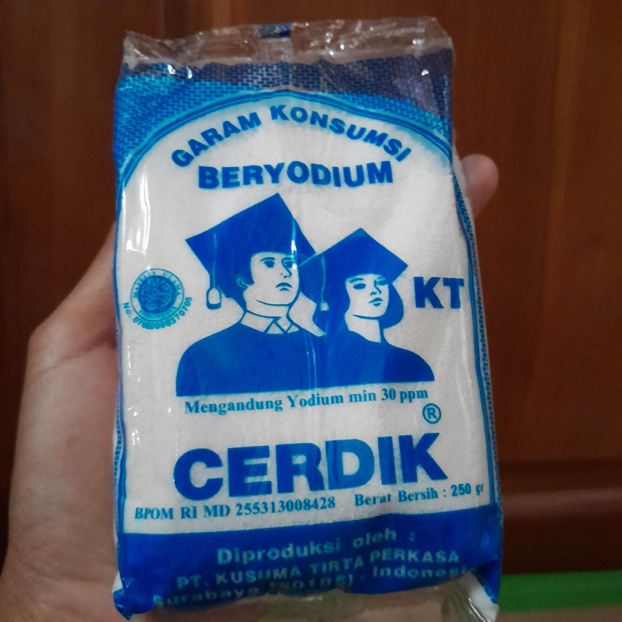 garam dapur cerdik 250gr / garam konsumsi beryodium cerdik 250gr ...