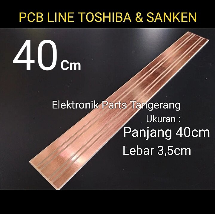 PCB LINE TRANSISTOR SANKEN TOSHIBA 40cm PCB LINE SANKEN PCB LINE TOSHIBA PCB TRANSISTOR PANEL ...