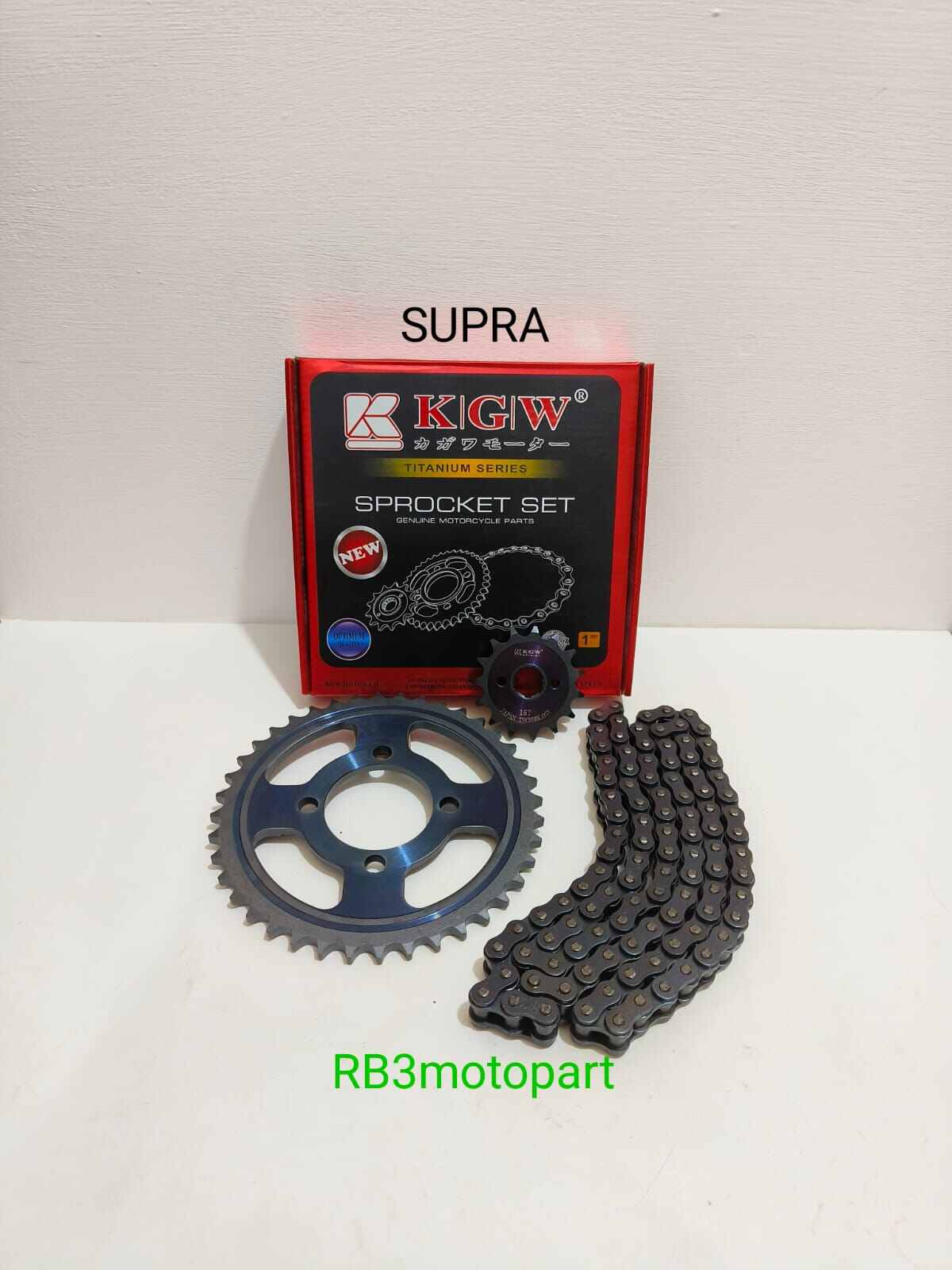 GEAR PAKET KGW GIR SET SUPRA X SUPRA FIT OLD 15T-40T/ 428H-104L ...