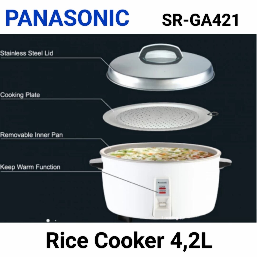PANASONIC RICE COOKER BESAR SR GA 421 | Lazada Indonesia