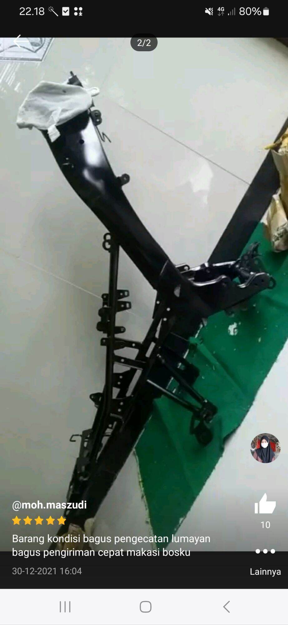 Rangka Deltabox Original Copotan VIXION OLD 2008-2012 (Cod Harus Bayar ...