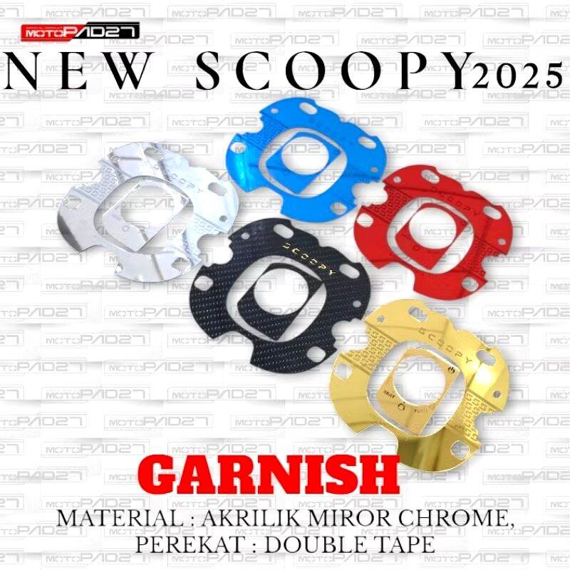 Garnish Motor New SCOOPY 2025 Akrilic Premium | Lazada Indonesia