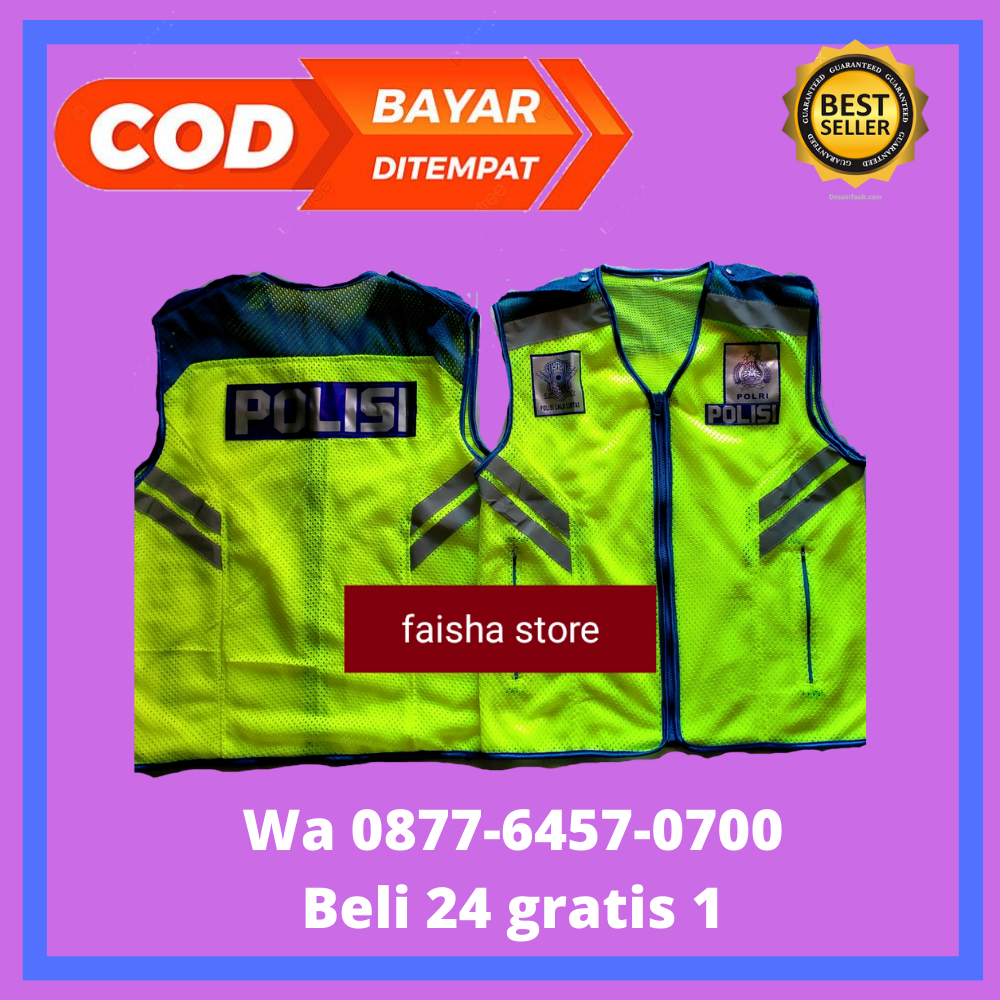 Rompi Polisi Catur Jala Tipis / Rompi Polisi Terbaru | Lazada Indonesia