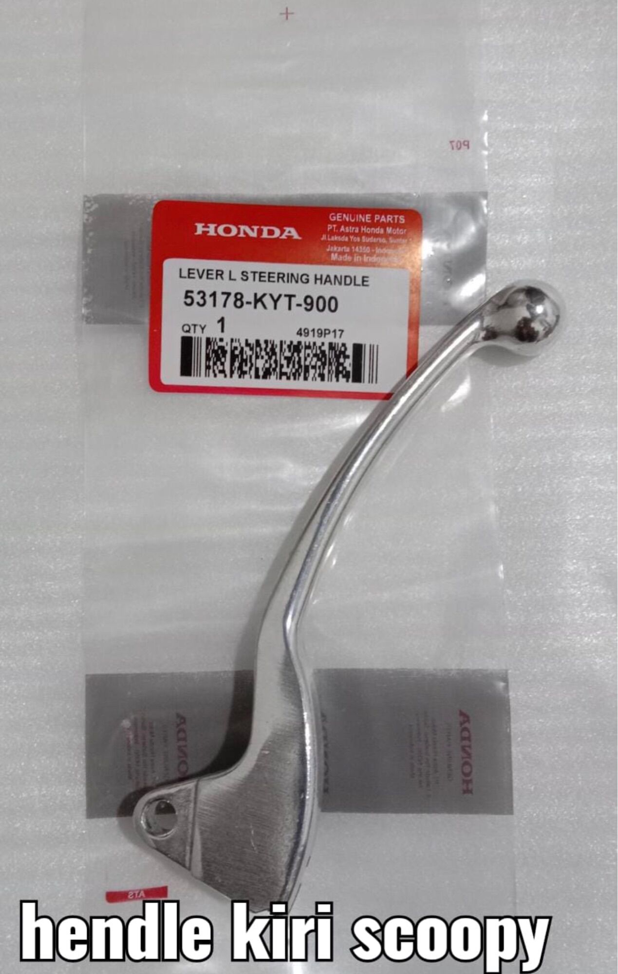 HANDLE REM KIRI BELAKANG SCOOPY CARBU F1 INJEKSI SCOOPY ESP HONDA KYT ...
