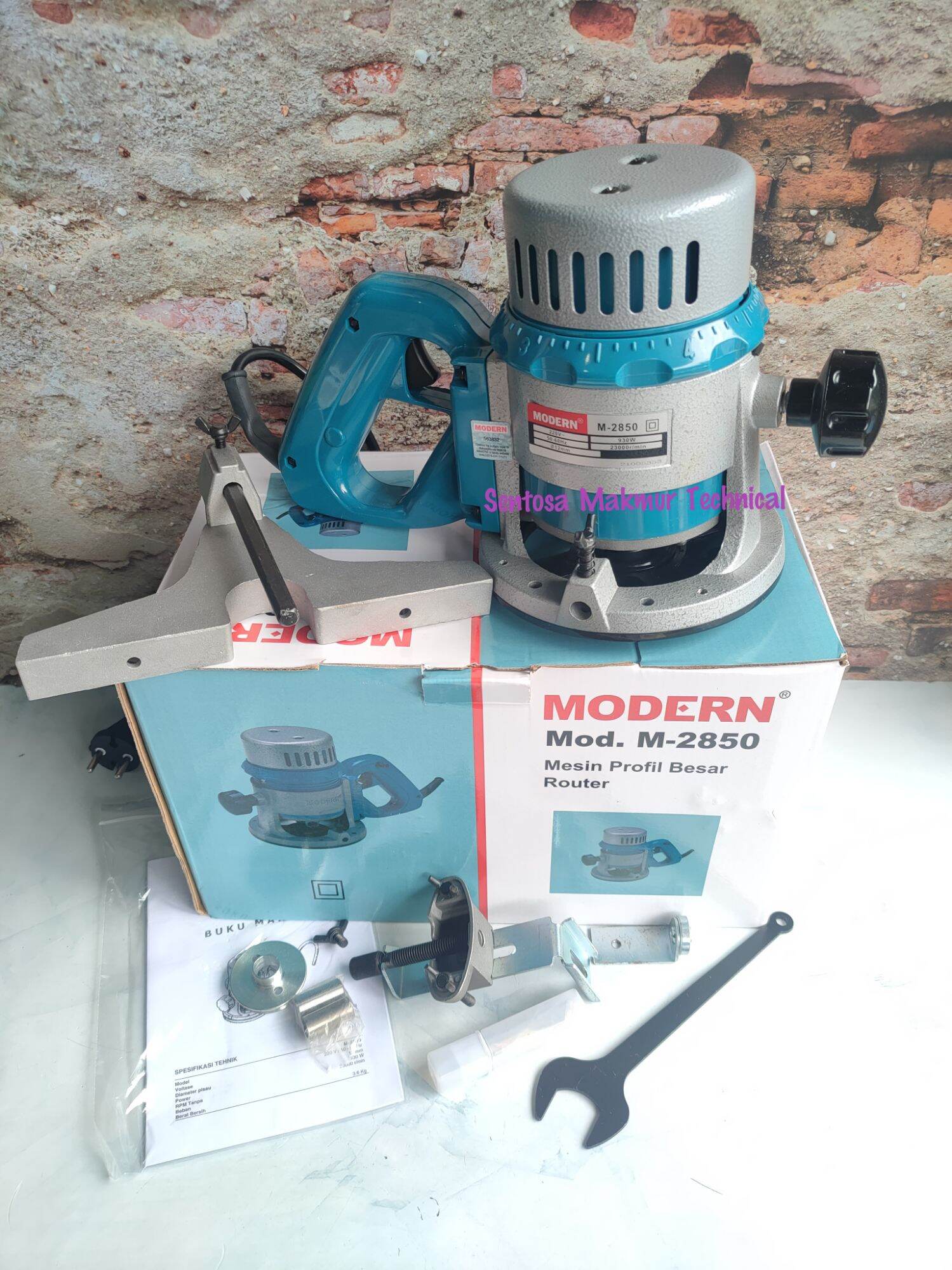 MODERN M2850 Router Wood Trimmer Besar Profil Kayu 1 Tangan M 2850 ...