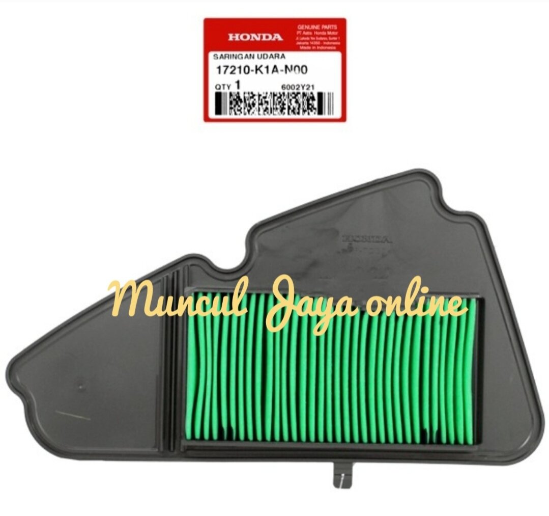 17210-K1A-N00 Filter Saringan Udara Motor Honda Genio HOnda New Beat ...