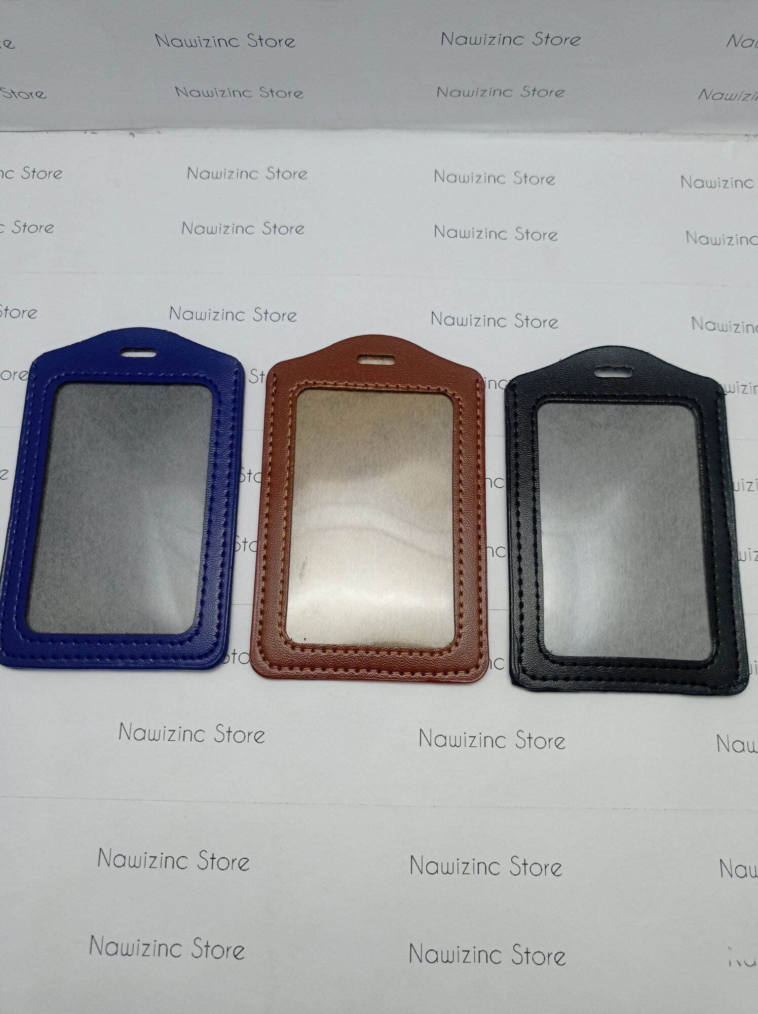 Tempat kartu id card kulit sintetis casing id card kalep | Lazada Indonesia