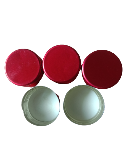 10 pcs tutup botol Marjan alumunium warna merah botol soda UC 1000 ...