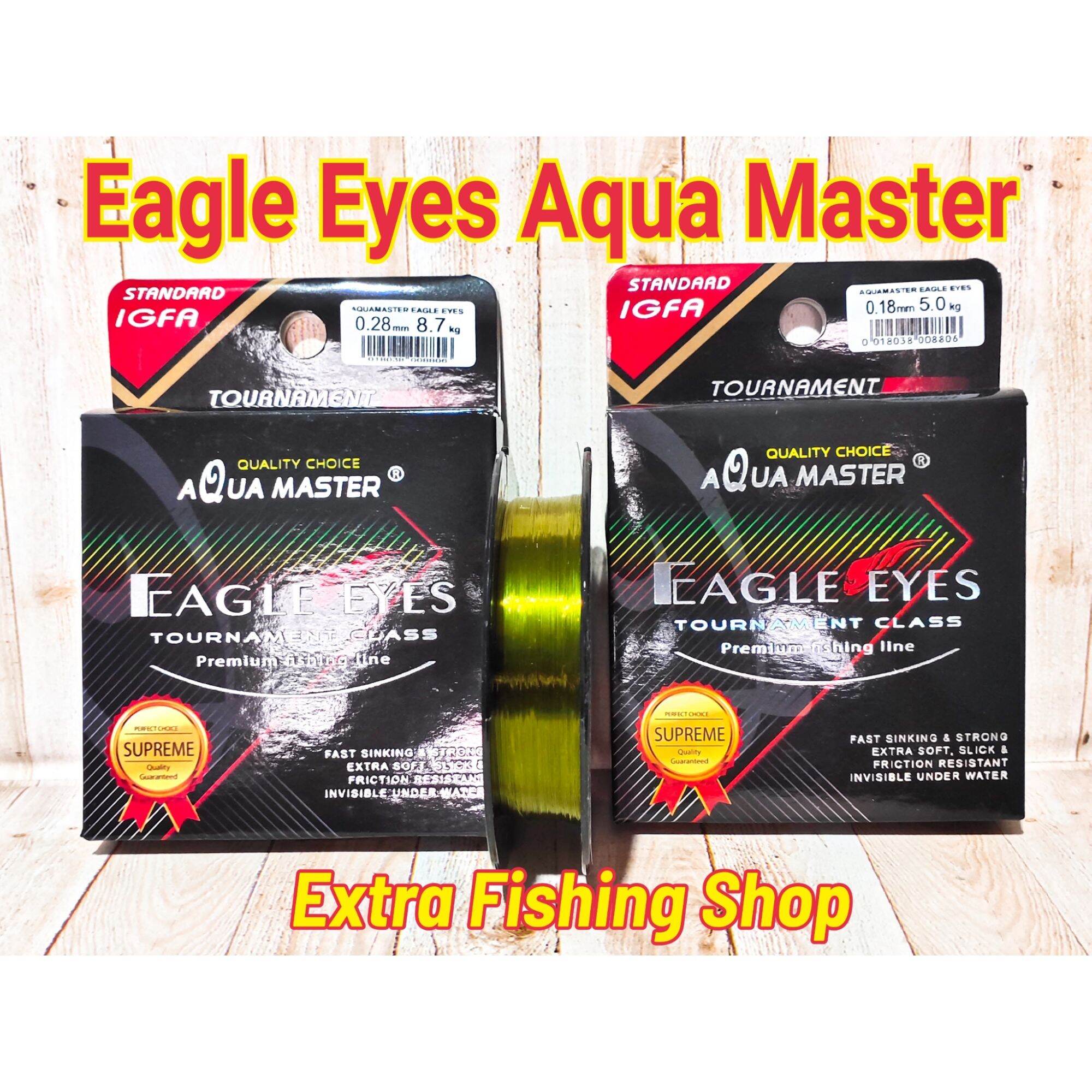 SENAR AQUA MASTER EAGLE EYES 150M WARNA FAVORIT HIJAU LUMUT | Lazada ...