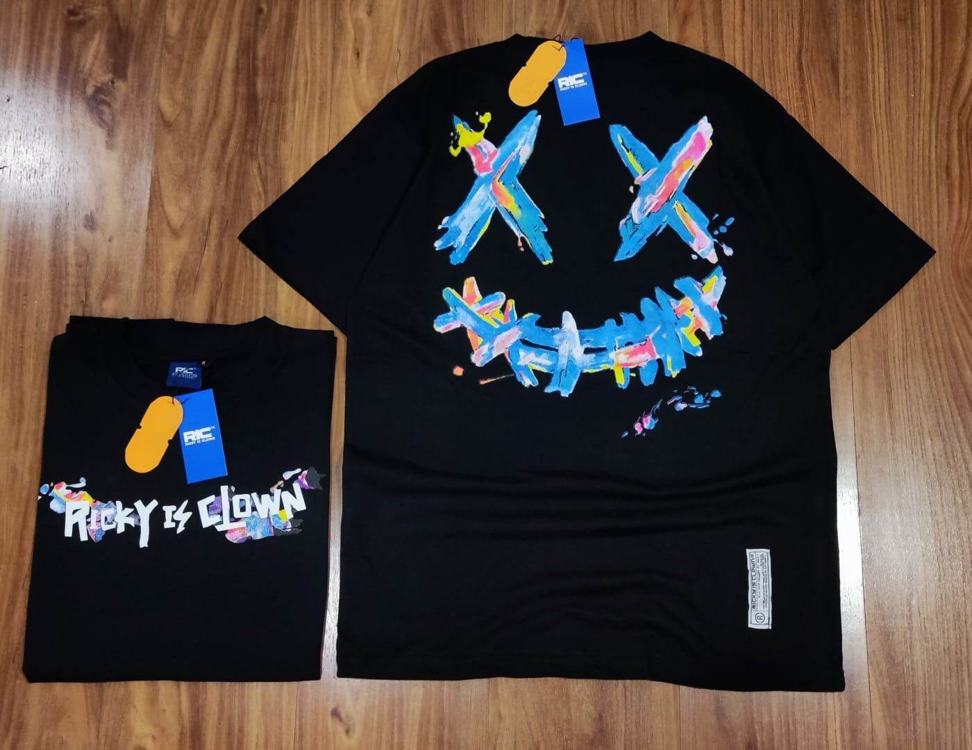 Kaos Ricky Is Clown Mirror Fulltag High Quality | Baju Kaos RIC Fulltag ...