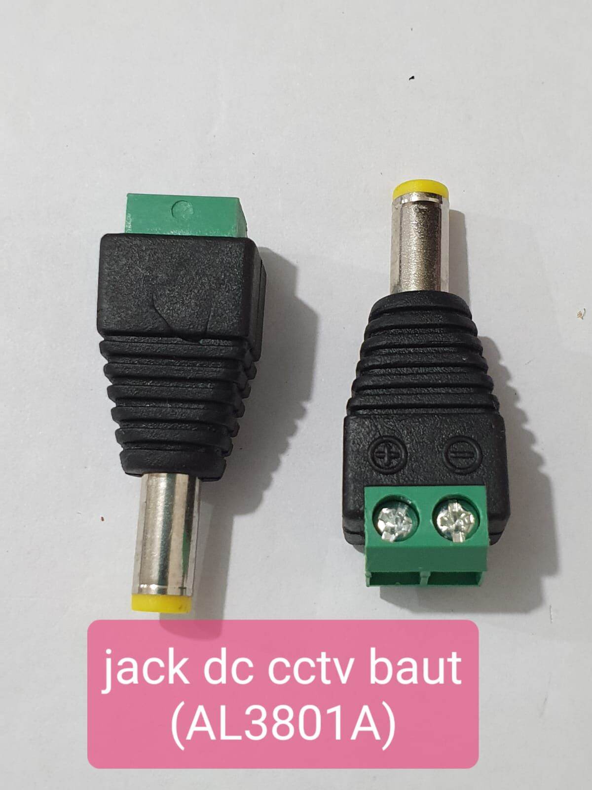JACK / SOKET DC CCTV.. JACK/SOKET DC KONEKTOR CCTV MALE/FEMALE | Lazada ...