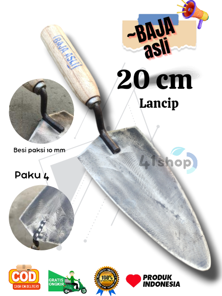 Sendok Cetok Semen 20 cm Baja eks Bandsaw | Lazada Indonesia