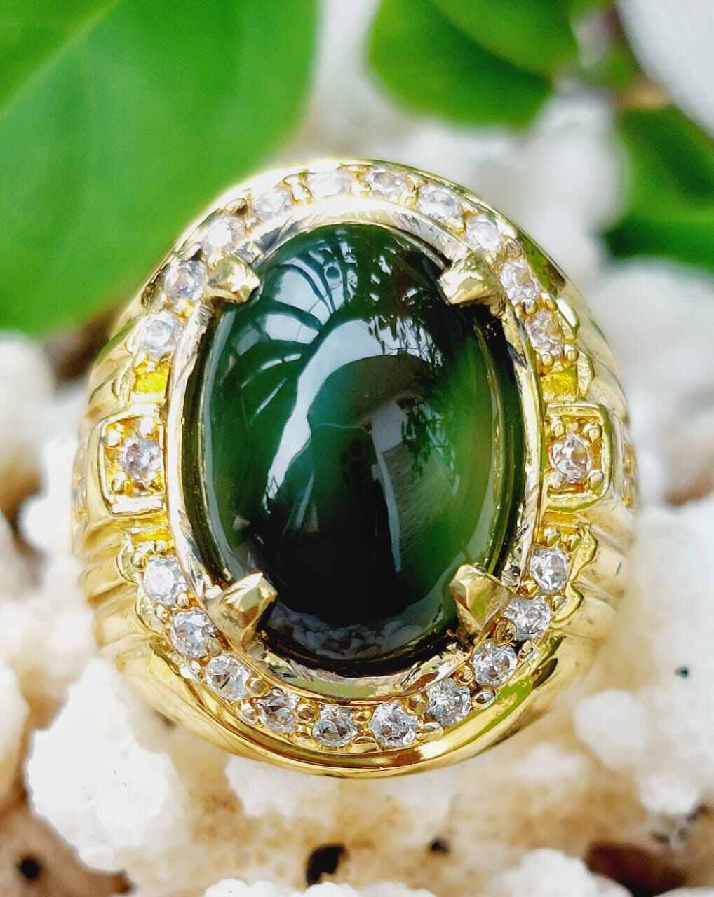 CINCIN BATU BACAN DOKO SUPER / SERAT HALUS / BAHAN KACA | Lazada Indonesia