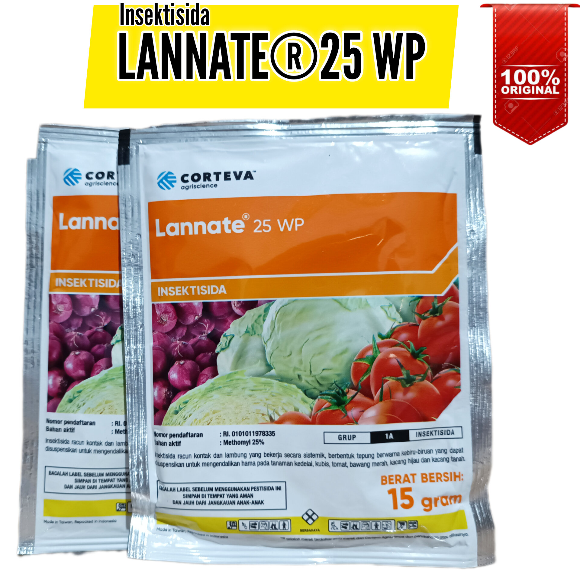 Insektisida Lannate 25 wp kemasan 15 gram | Lazada Indonesia