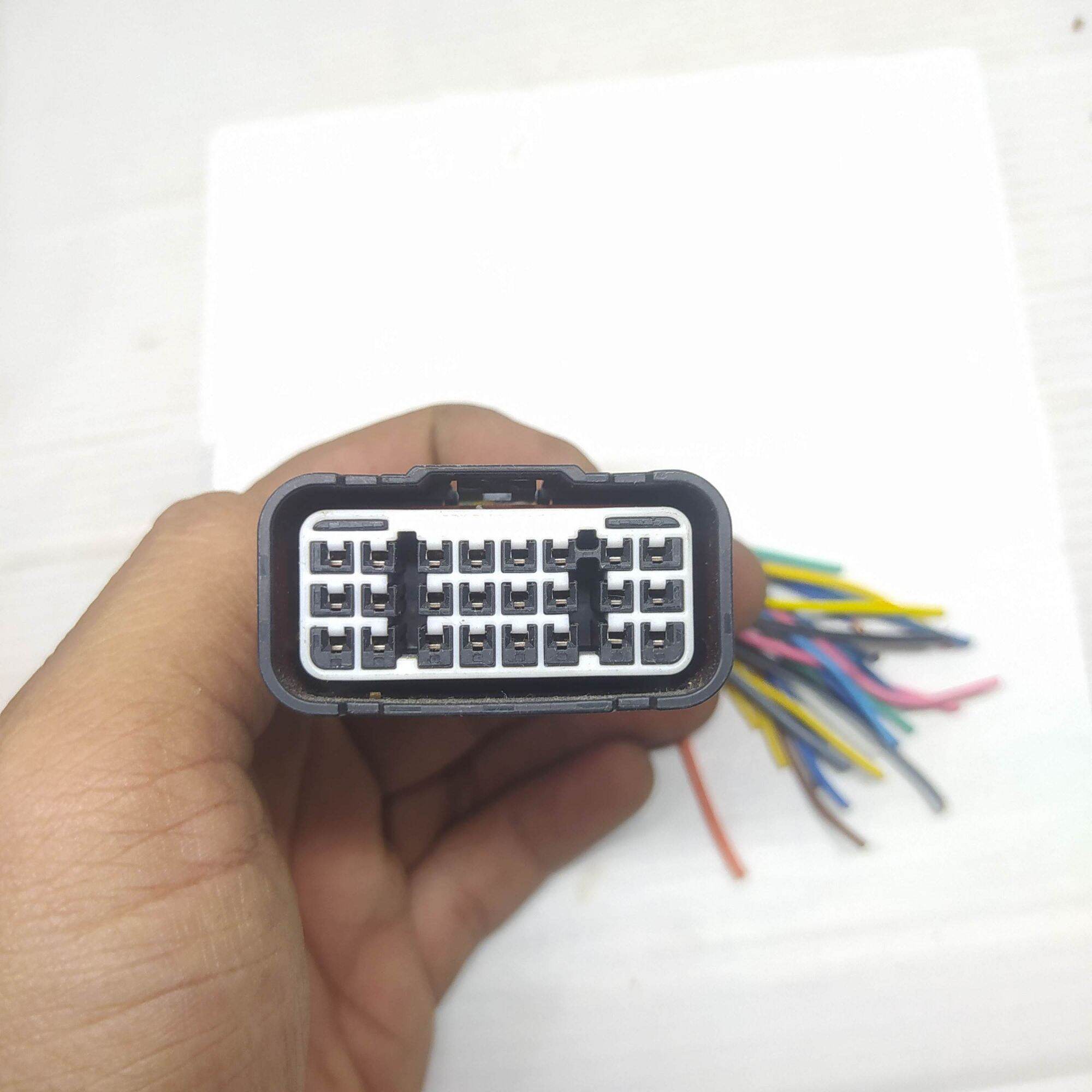 SOCKET KABEL ECU ECCU ECM 24 PIN YAMAHA MIO M3 SOUL GT FINO X-RIDE ...