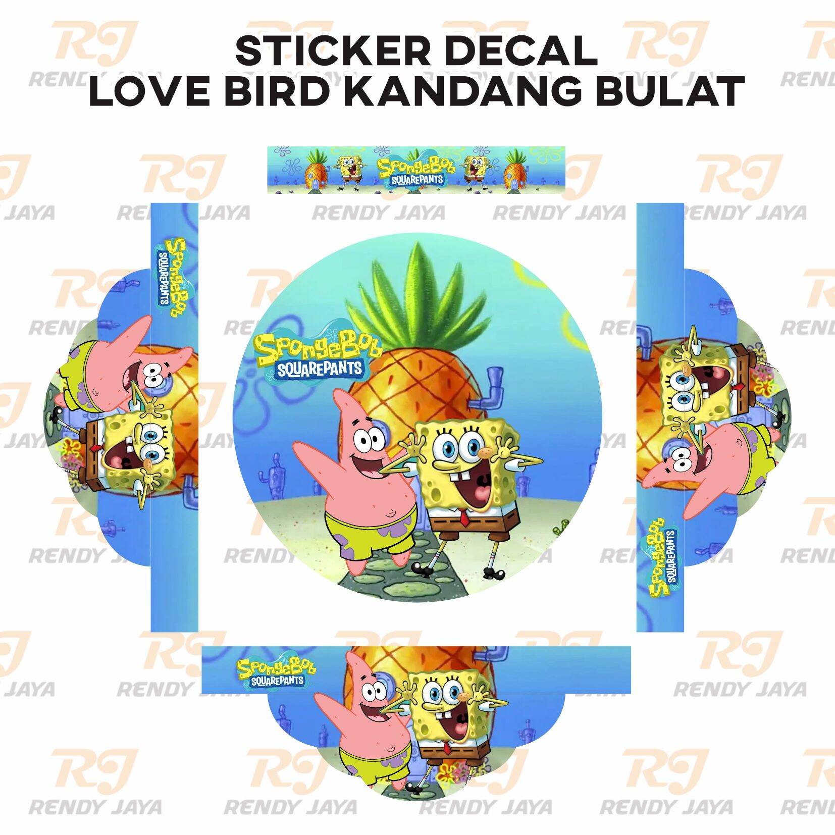 STICKER LB D33 TEBOK PVC BERMOTIF KRAKTER | Lazada Indonesia
