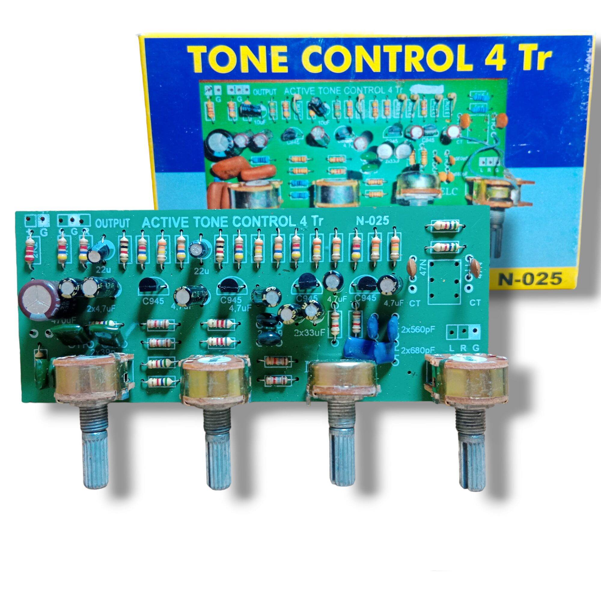 KIT TONE CONTROL STEREO 4 TR HI FI TONE KONTROL NELC N-025 KIT TONE ...