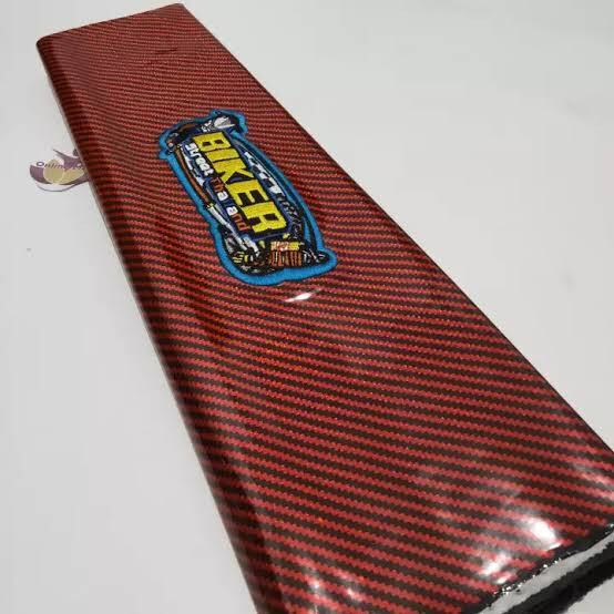 Kulit Jok Karbon Motor warna Merah | Lazada Indonesia