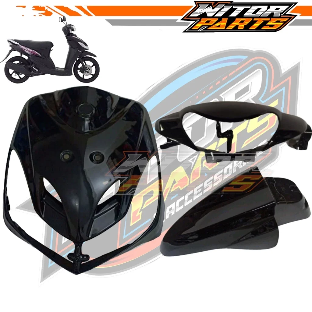 full bodi halus bagian depan yamaha mio smile hitam | Lazada Indonesia