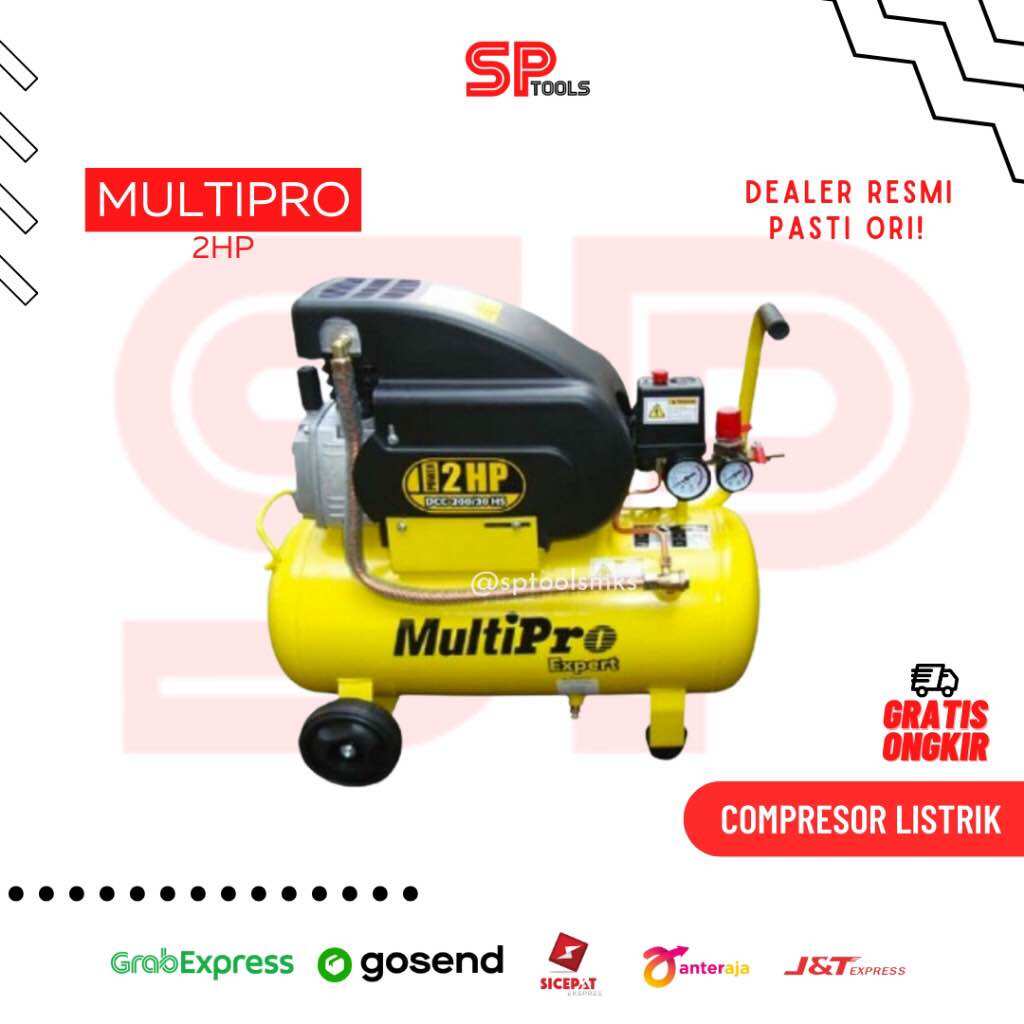 COMPRESOR / COMPRESSOR KOMPRESOR LISTRIK 2HP MULTIPRO DDC200 30L ...
