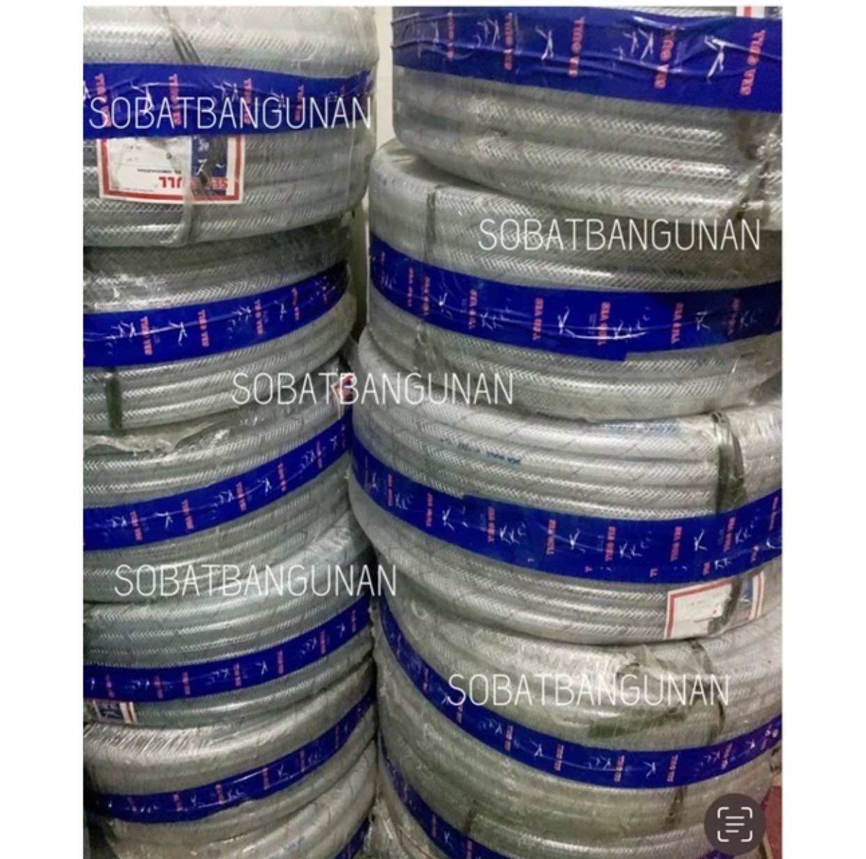 ECER 1 Meter SELANG BENANG HIPREX SEAGULL 1/4 INCH HARGA PER METER ...