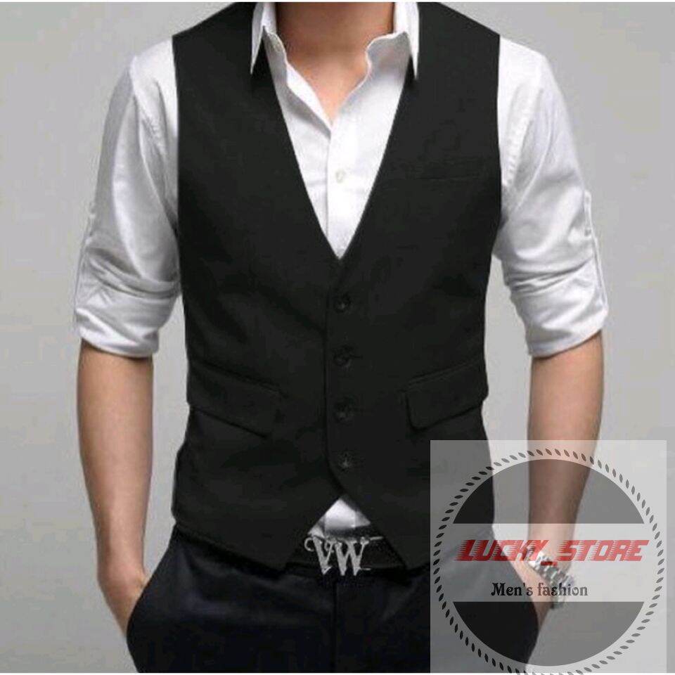 vest jas pria/rompi pria | Lazada Indonesia