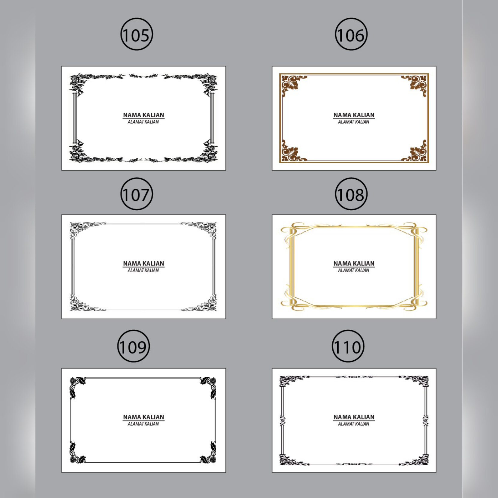 Custom AMPLOP KONDANGAN PAKAI NAMA dan ALAMAT #154 | Lazada Indonesia