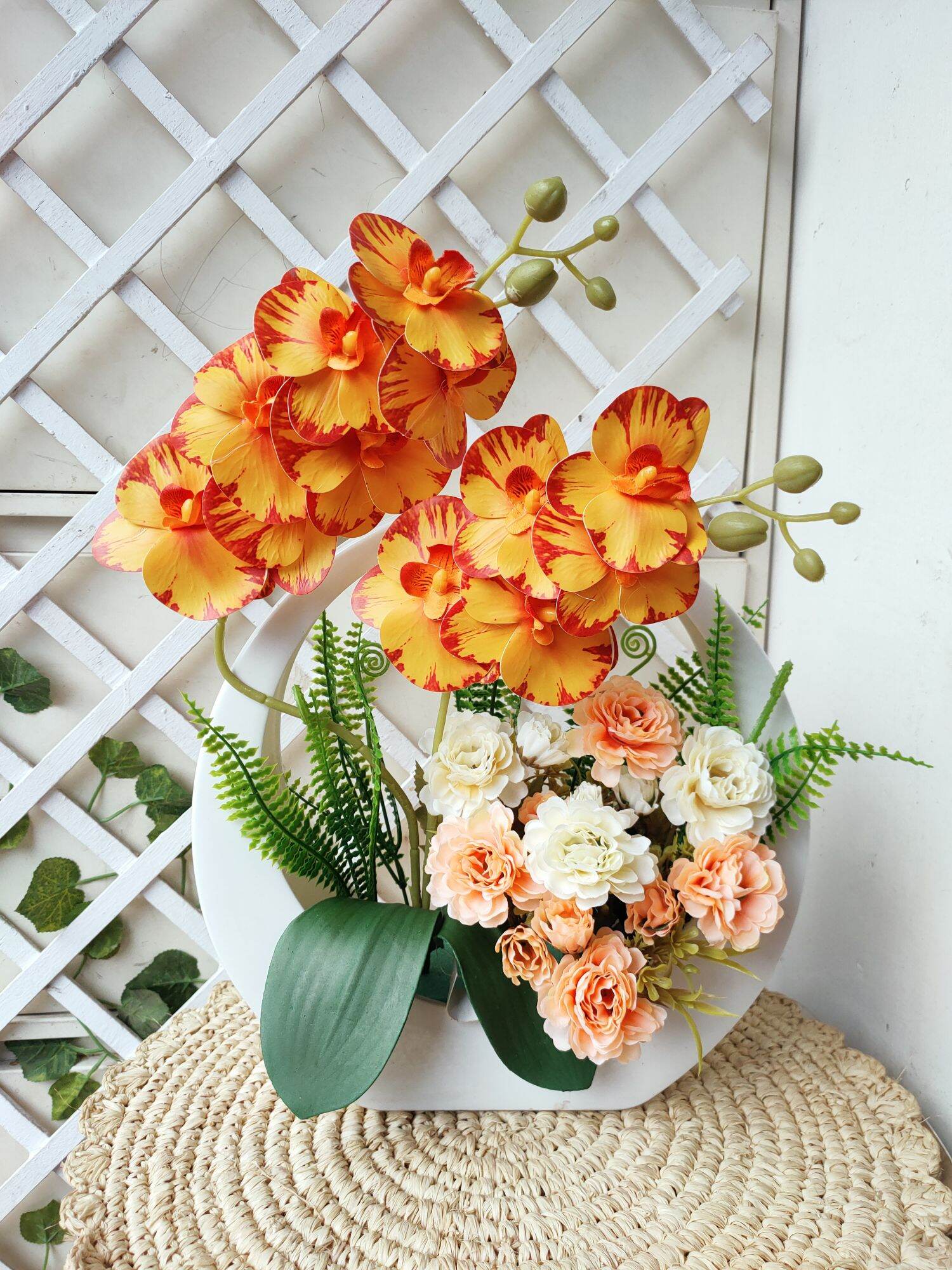 bunga anggrek vas ring mewah | Lazada Indonesia