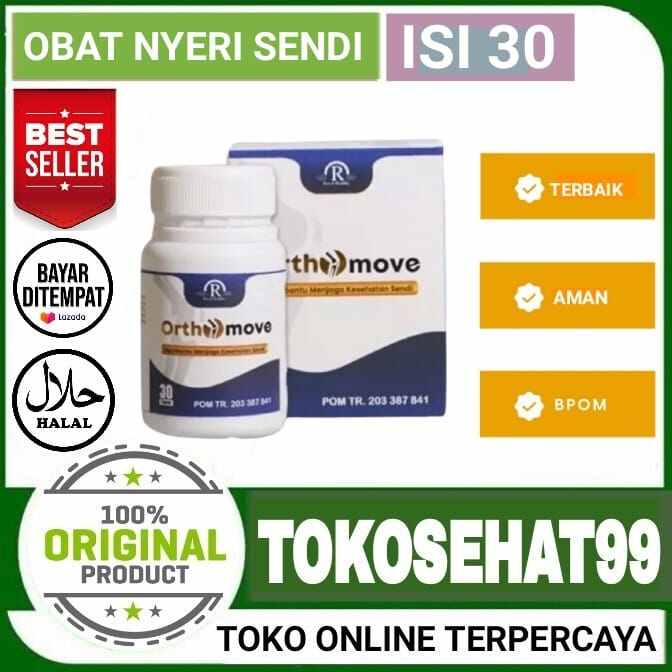 COD | SUPLEMEN NYERI SENDI & TULANG KEROPOS 60 KAPSUL ORTHOMOVE OBAT ...