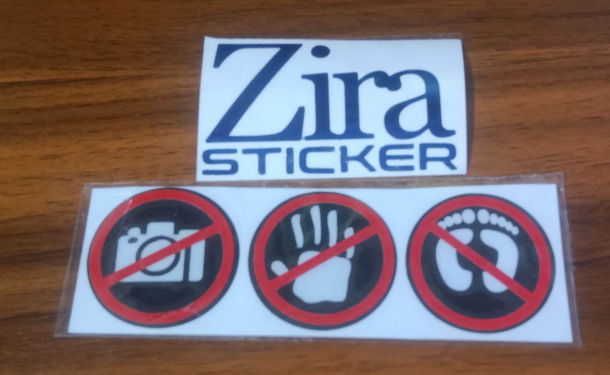 sticker di larang isi 3 | Lazada Indonesia