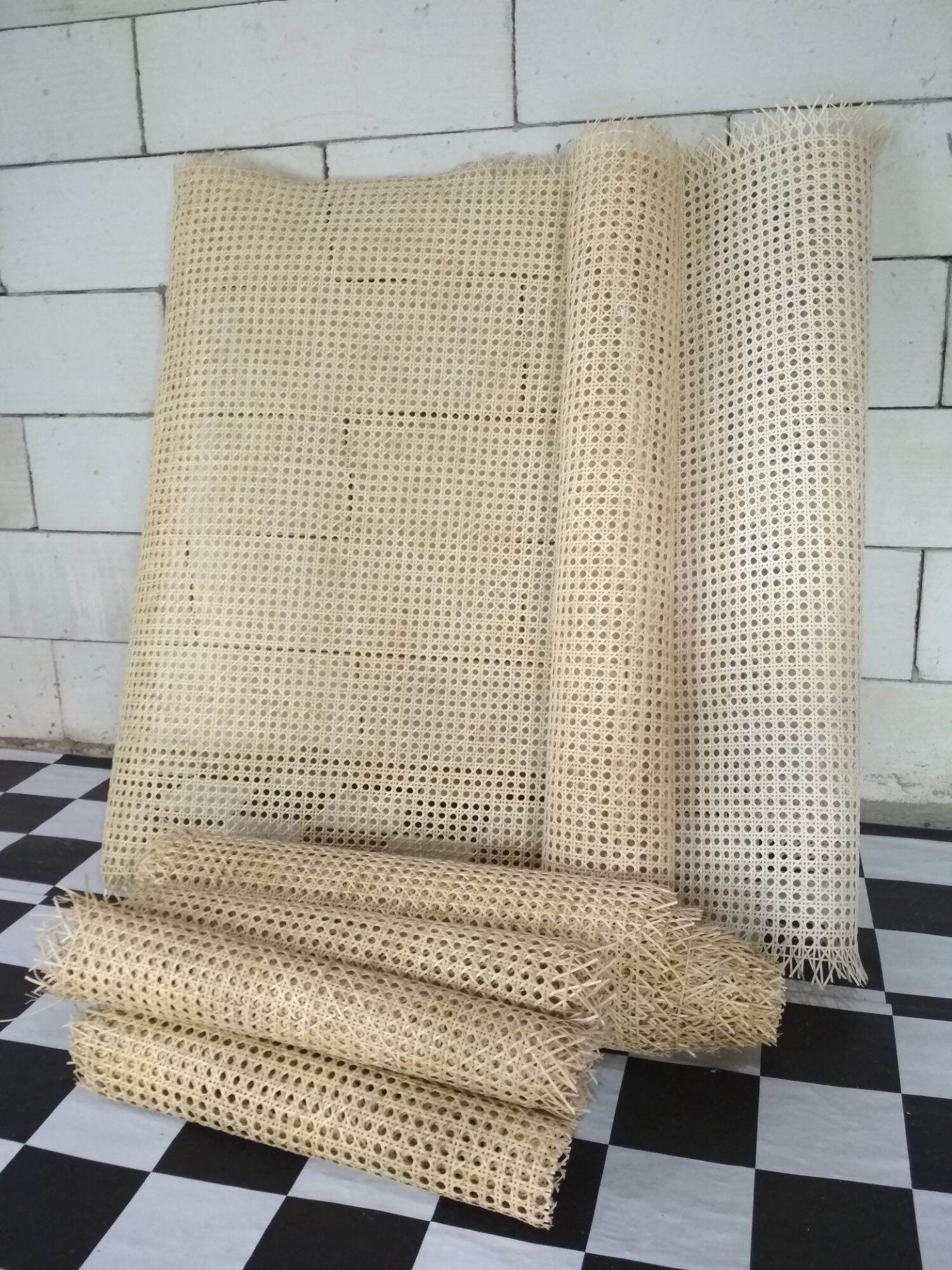 Anyaman rotan lembaran motif bulat 60x200 | Lazada Indonesia