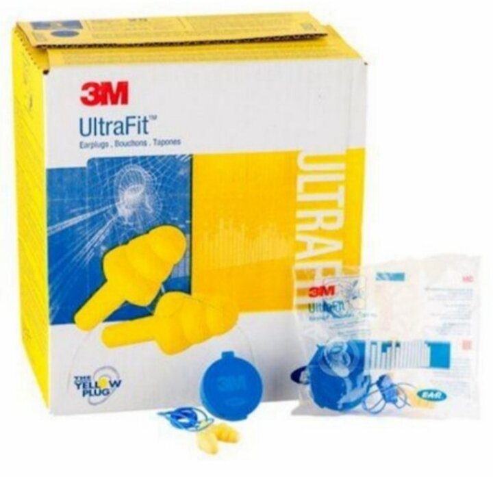 3m 340-4002 Ear plug - Alat Tutup Telinga Saat Di Ruangan Sura Keras 1 Box Isi 50 set Ultrafit ...