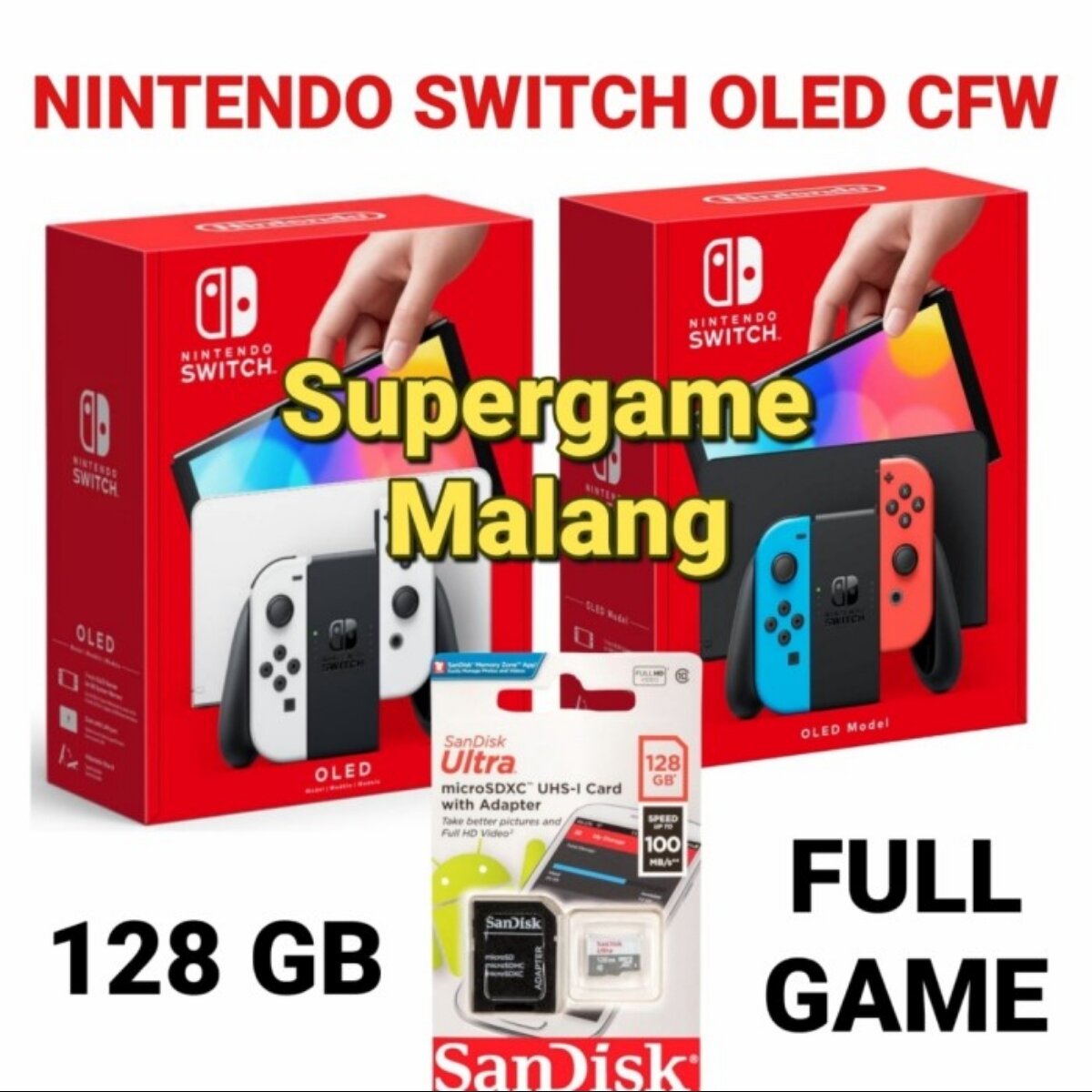 Nintendo Switch Oled Cfw Hen Putih Neon | Lazada Indonesia