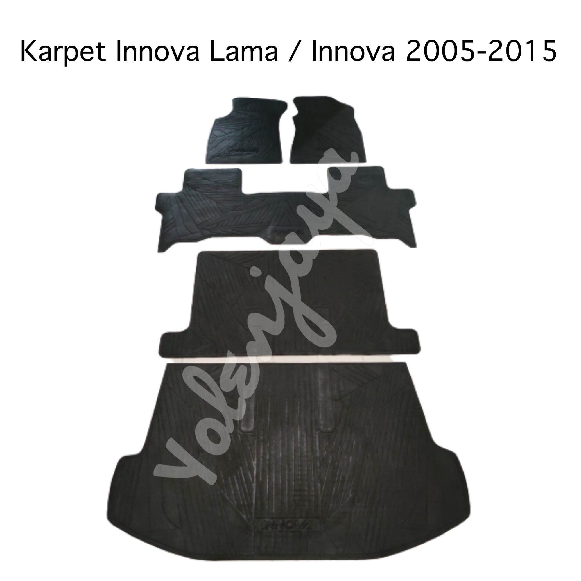 Karpet Karet Hitam innova lama / Innova 2005-2015 | Lazada Indonesia