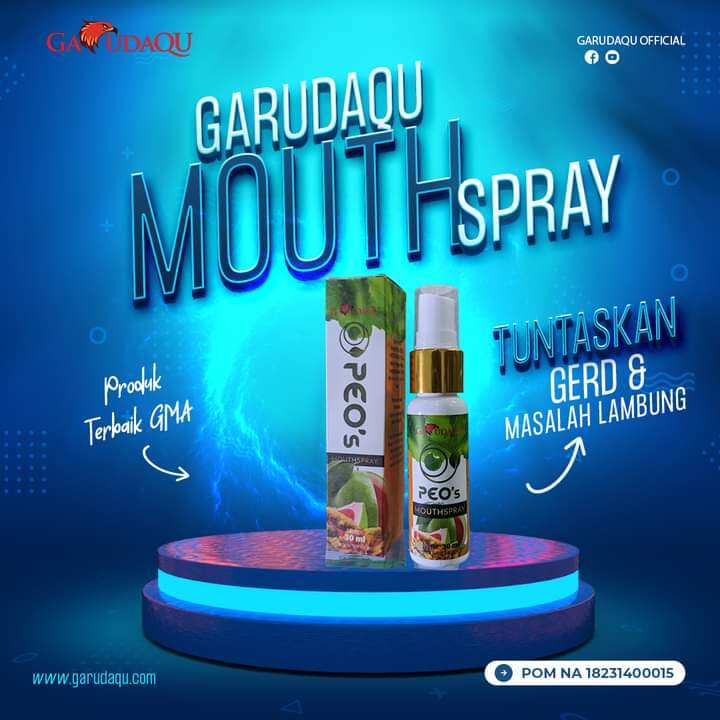 GARUDAQU MOUTH SPRAY GL Solusi Atasi Asam Lambung & GERD Aman POM RI 30 ...