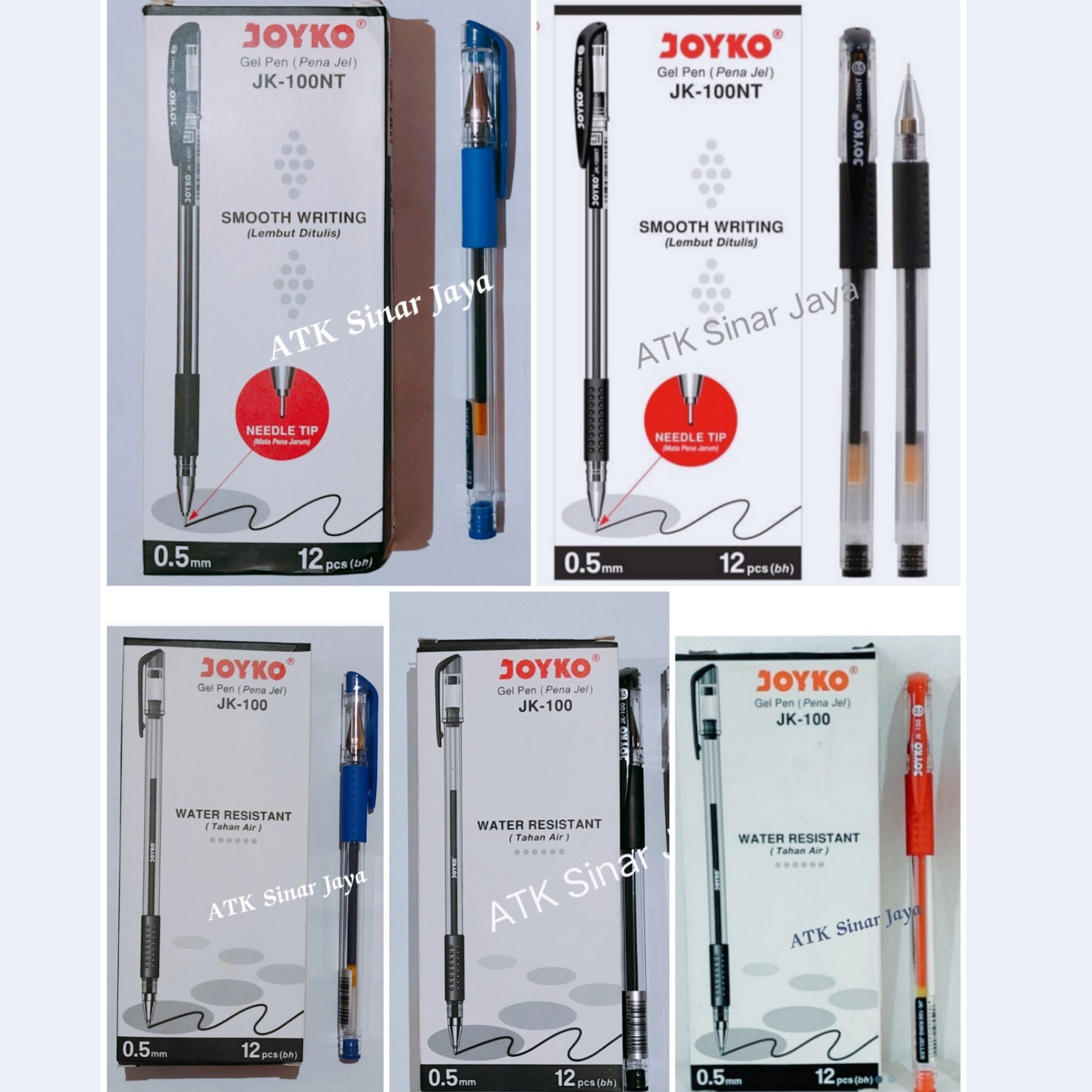 Pulpen Joyko JK-100 / JK-100NT / pen gel | Lazada Indonesia