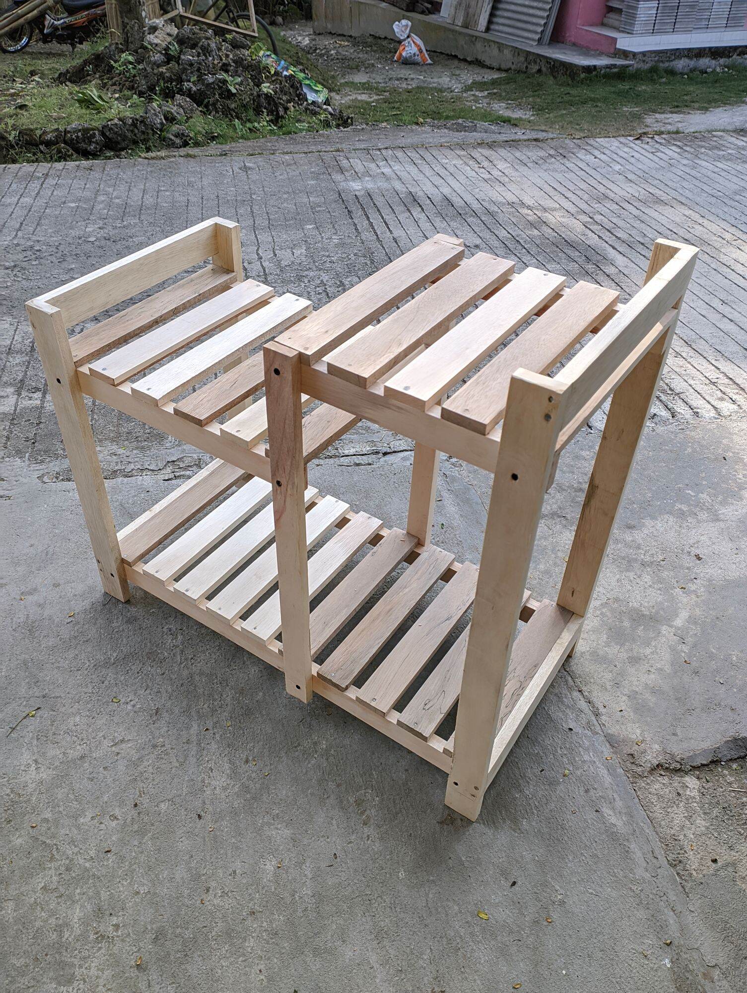 rak tempat rice cooker kayu | Lazada Indonesia