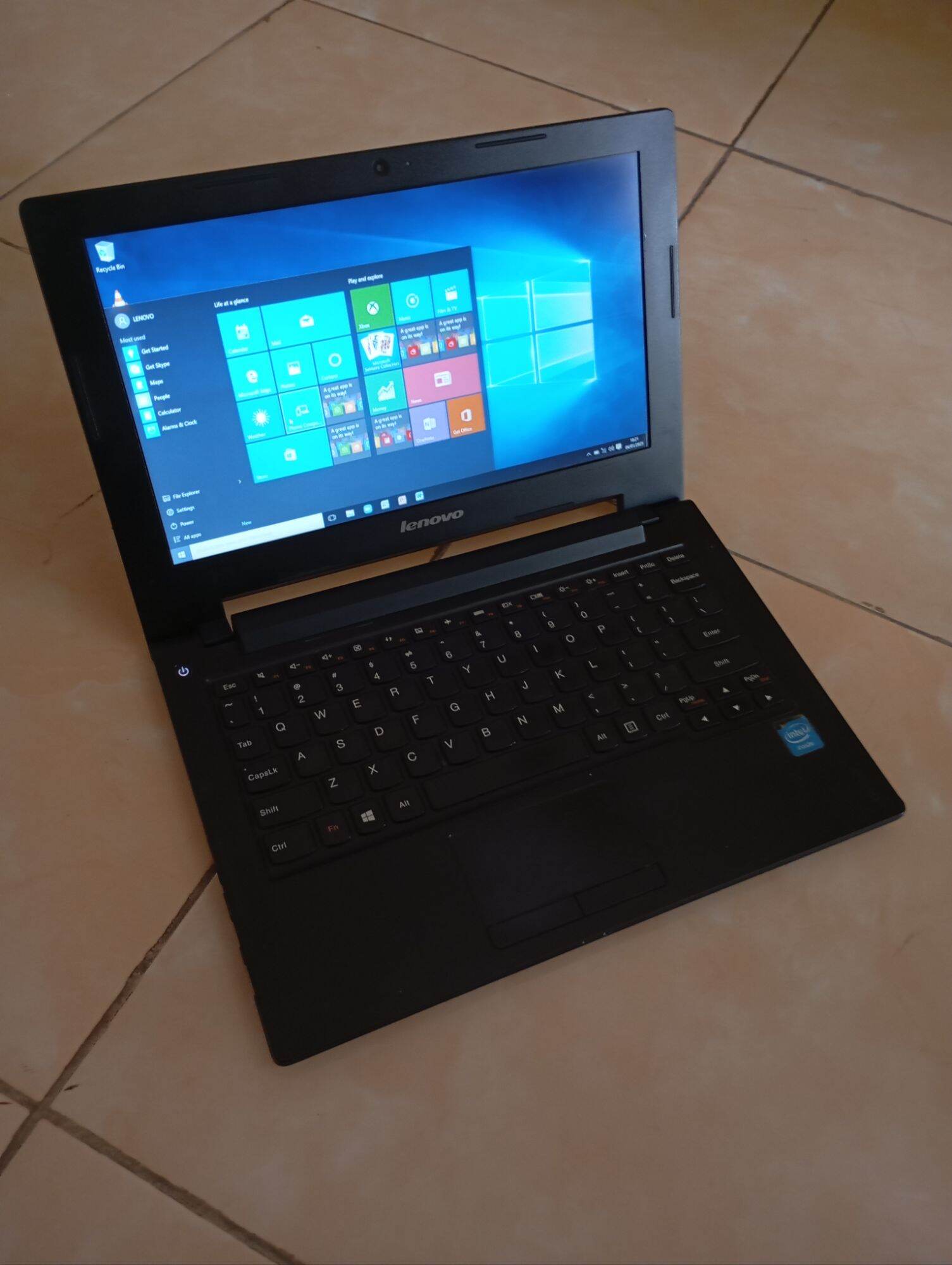 laptop netbook second murah mulus lenovo slim 12 inch ram 4gb normal ...