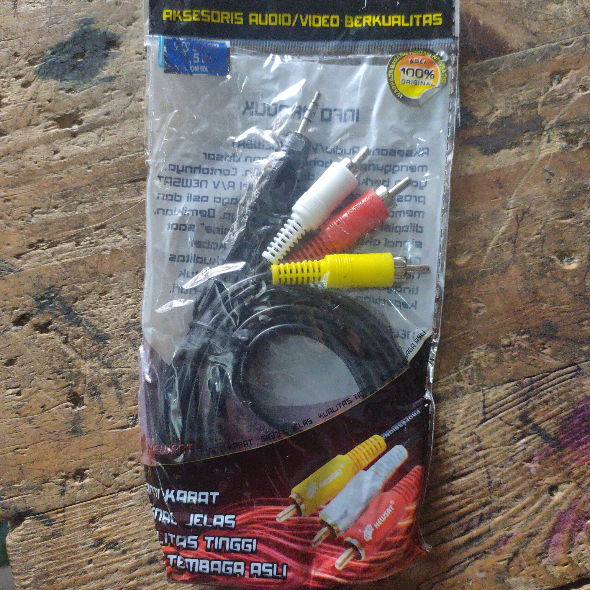 KABEL AV 1 KE 3 RCA TO MINI 3PIN, KABEL AV STB MATRIX KABEL STB KABEL ...
