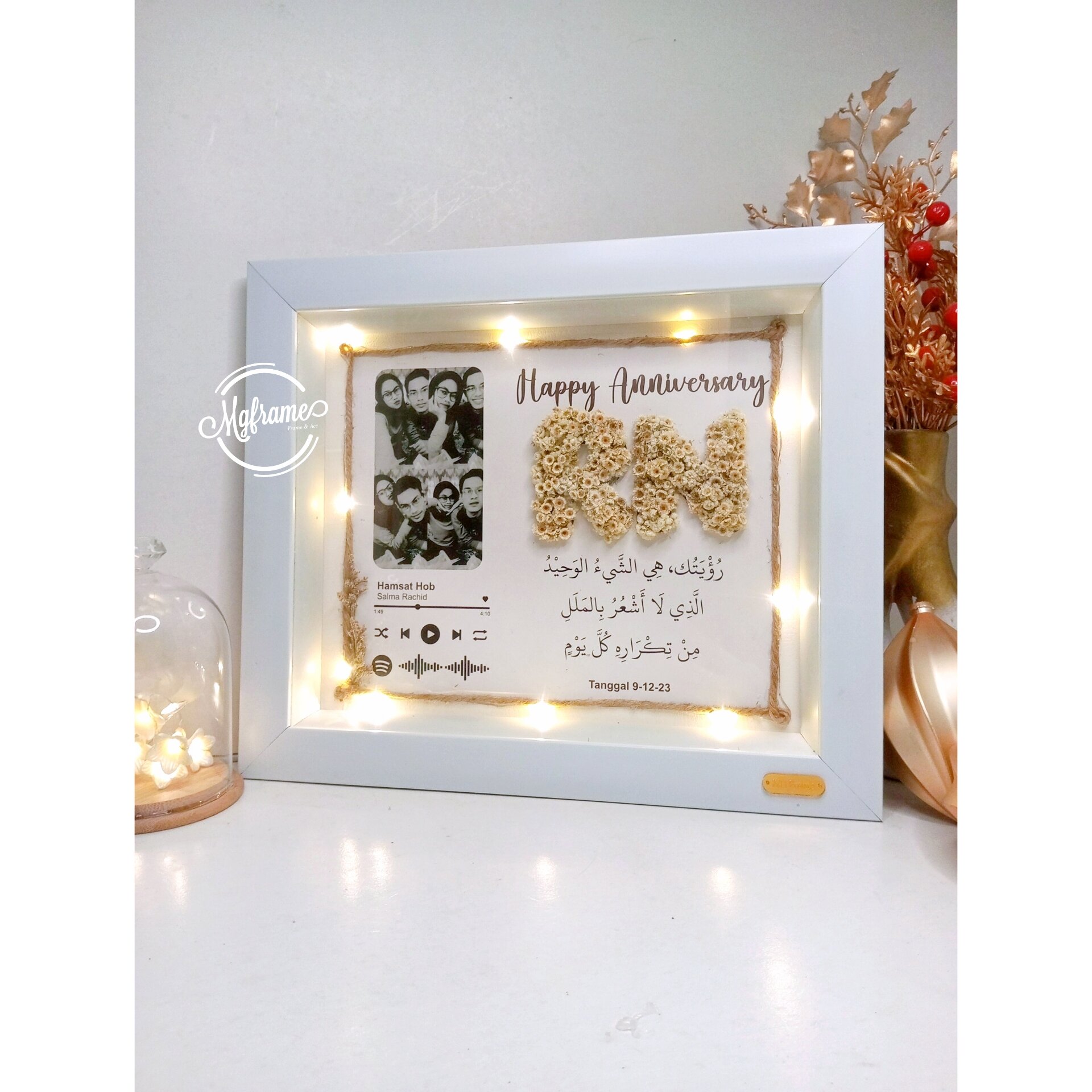 FLOWER FRAME 3D HADIAH KADO WISUDA ULANG TAHUN BIRTHDAY ALL EVENT ...