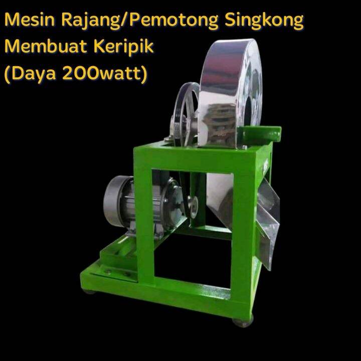 Mesin Rajang Singkong, Pisang - Alat Pemotong/Iris Kentang | Lazada ...