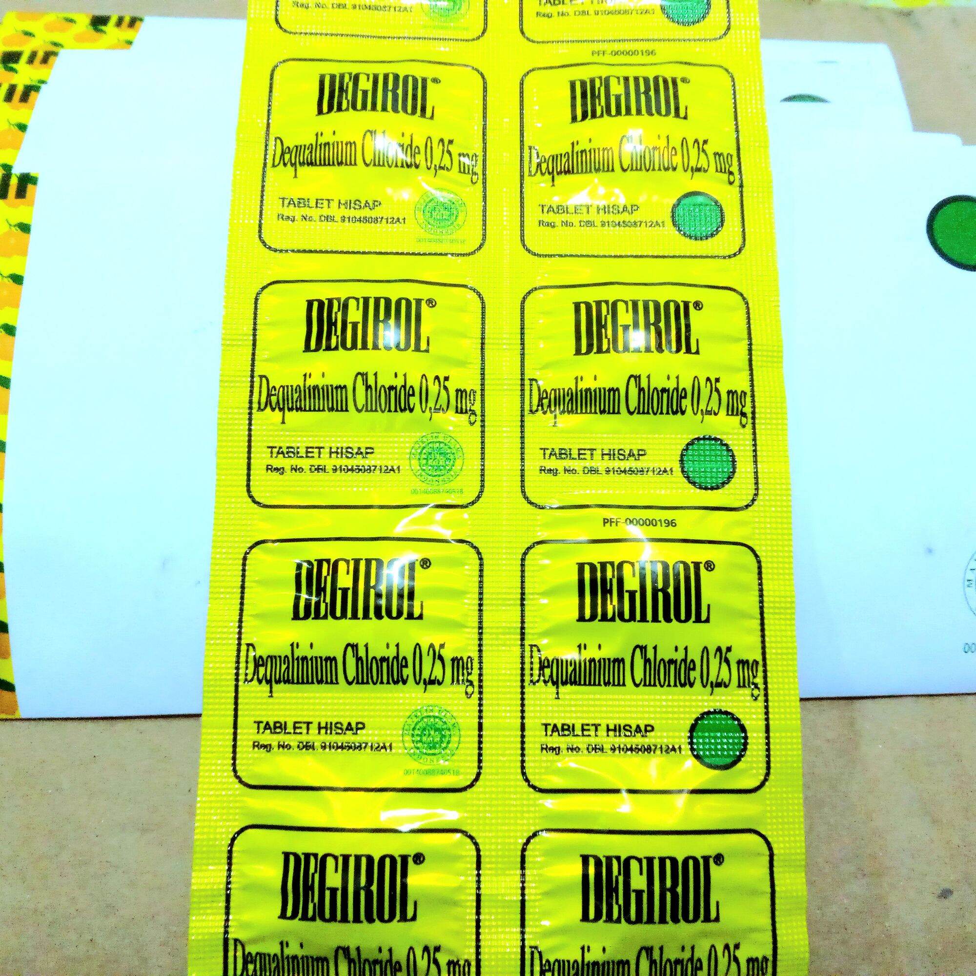 Degirol Tablet Strip 10 Tablet - Untuk mengatasi radang mulut ...